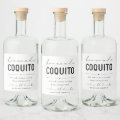 Large Homemade Coquito Bottle Label | Zazzle