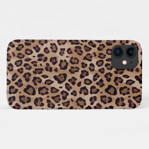 Large Leopard Print Case-Mate iPhone Case | Zazzle