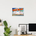 Large Letter Scenes, Greetings From Poster | Zazzle