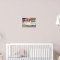 Large Letter Scenes, Greetings From Poster | Zazzle