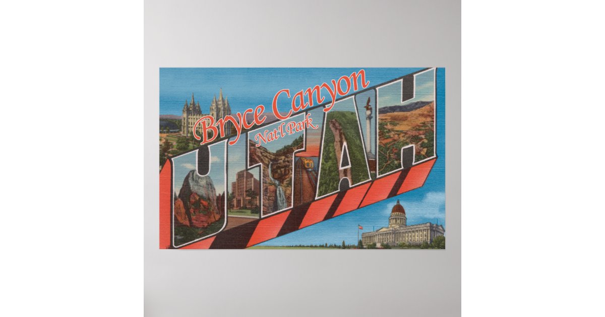 Large Letter Scenes Poster | Zazzle
