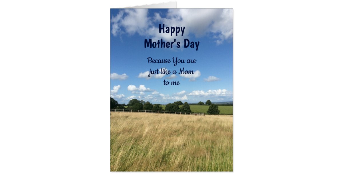 Large Like a Mom Mother’s Day Card | Zazzle