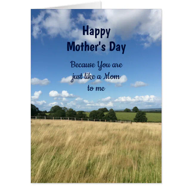 Large Like a Mom Mother’s Day Card | Zazzle