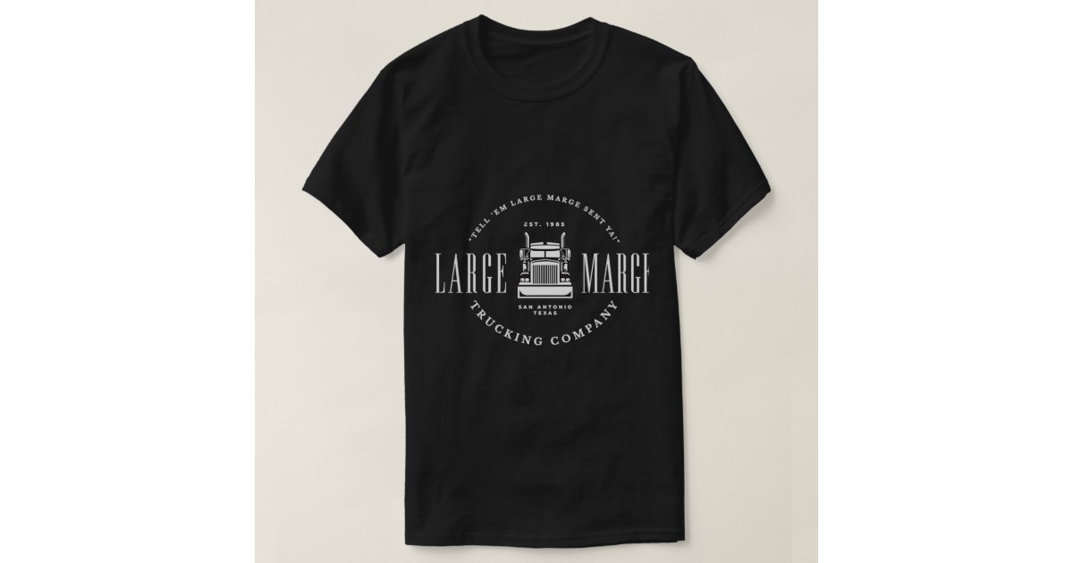 Large Marge Trucking Company - modern vintage logo T-Shirt | Zazzle