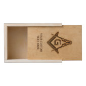 Large Masonic Wooden Box | Freemasonry Gifts | Zazzle