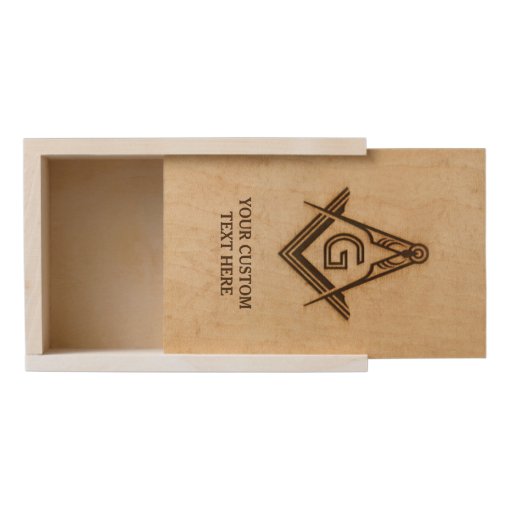Large Masonic Wooden Box | Freemasonry Gifts | Zazzle