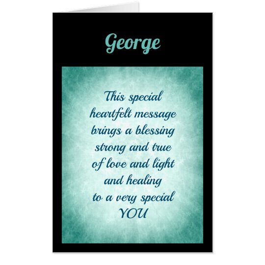 Large modern masculine Get Well Card | Zazzle.com