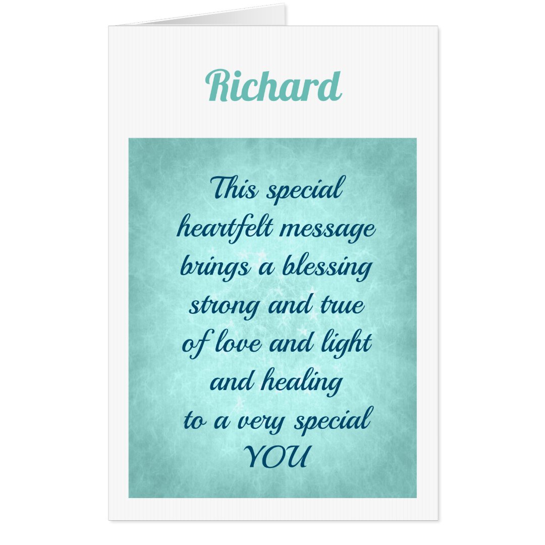 Large Modern stylish masculine Get Well Card | Zazzle