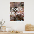 Large mosaic (portrait) poster | Zazzle