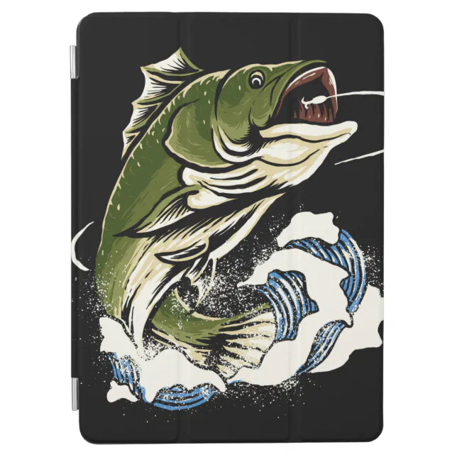 Large Mouth Bass Fishing iPad Cover | Zazzle