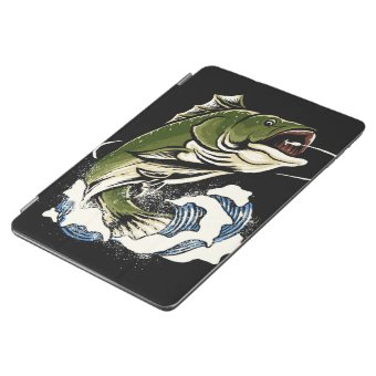 Large Mouth Bass Fishing iPad Cover | Zazzle