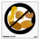 Large No Nuts Symbol Peanut Tree Nut Free Area Wall Sticker | Zazzle