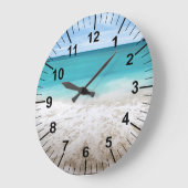 Large Ocean And Beach Theme Wall Clock | Zazzle
