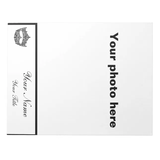 Large pageant autograph notepad - create your own | Zazzle