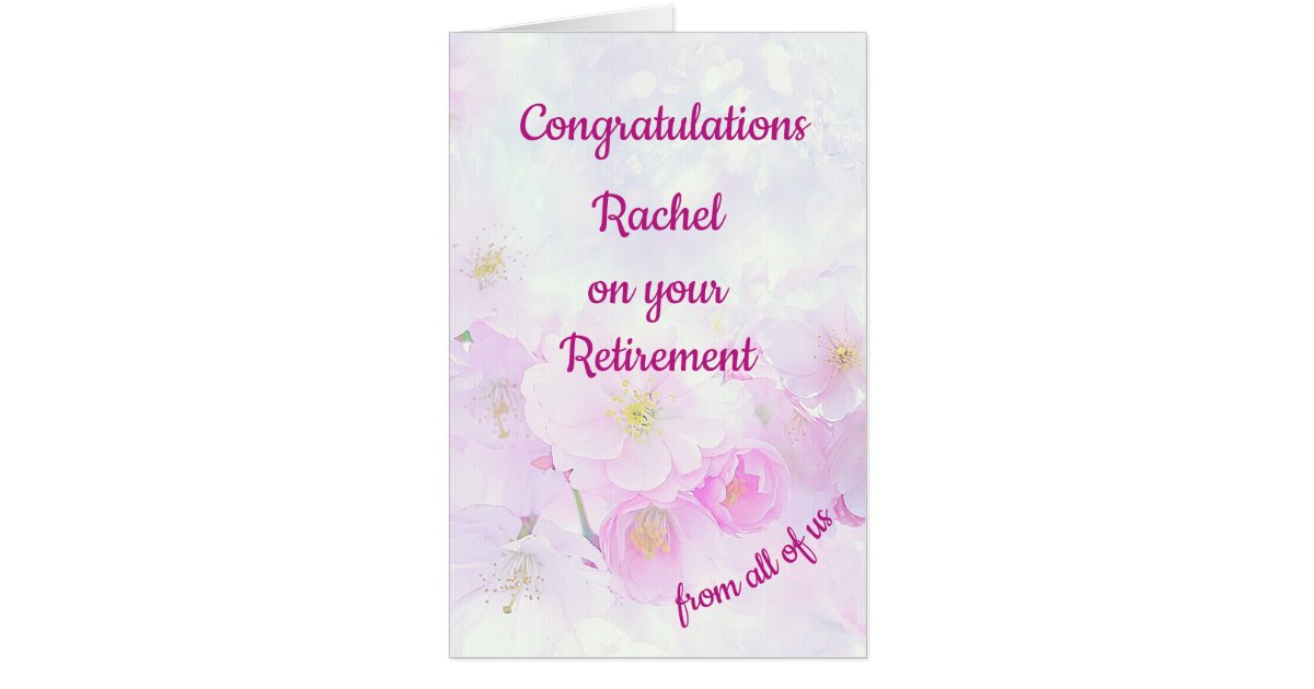 Large Personalised Retirement Card | Zazzle