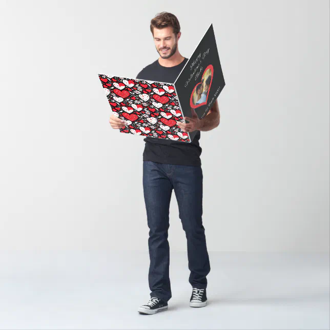 Large Personalized Photo Valentines Day Card | Zazzle