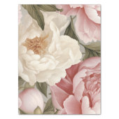 Large Pink White Peonies Print Design Tissue Paper | Zazzle