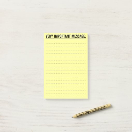 Large Post-It Notes with lined paper | Zazzle
