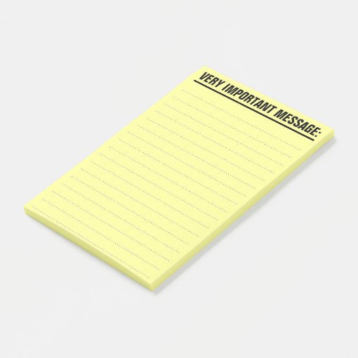 Large Post-It Notes with lined paper | Zazzle