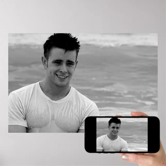 Large Poster - Craigery Morgan Beach | Zazzle