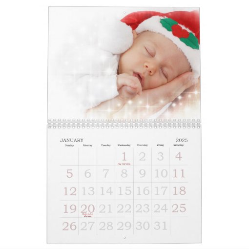 Large Print Personalized Calendars 2016 | Zazzle