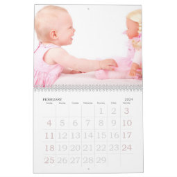 Large Print Personalized Calendars 2020 | Zazzle