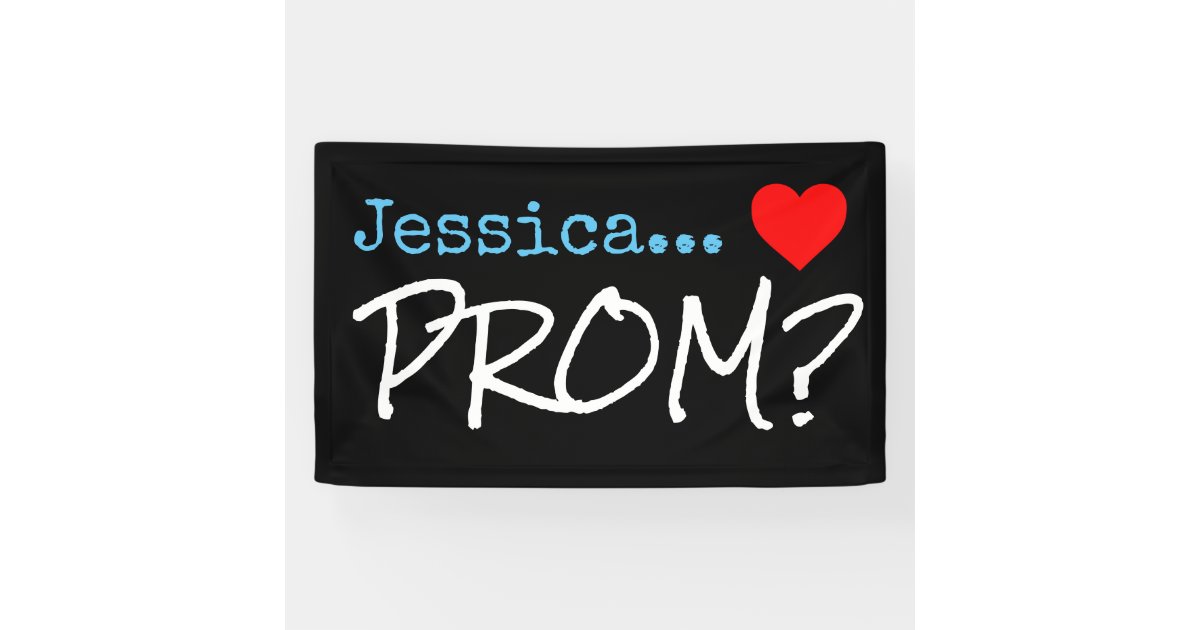 Large Promposal Personalized Prom Banner Sign | Zazzle