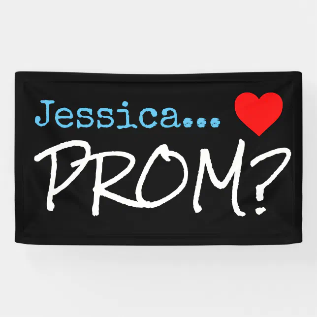 Large Promposal Personalized Prom Banner Sign | Zazzle