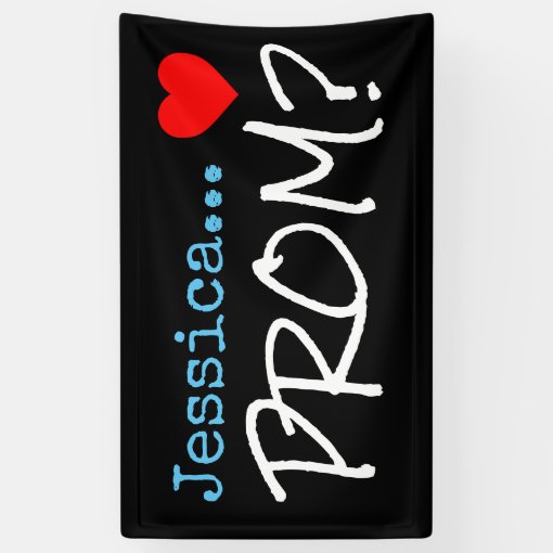 Large Promposal Personalized Prom Banner Sign | Zazzle