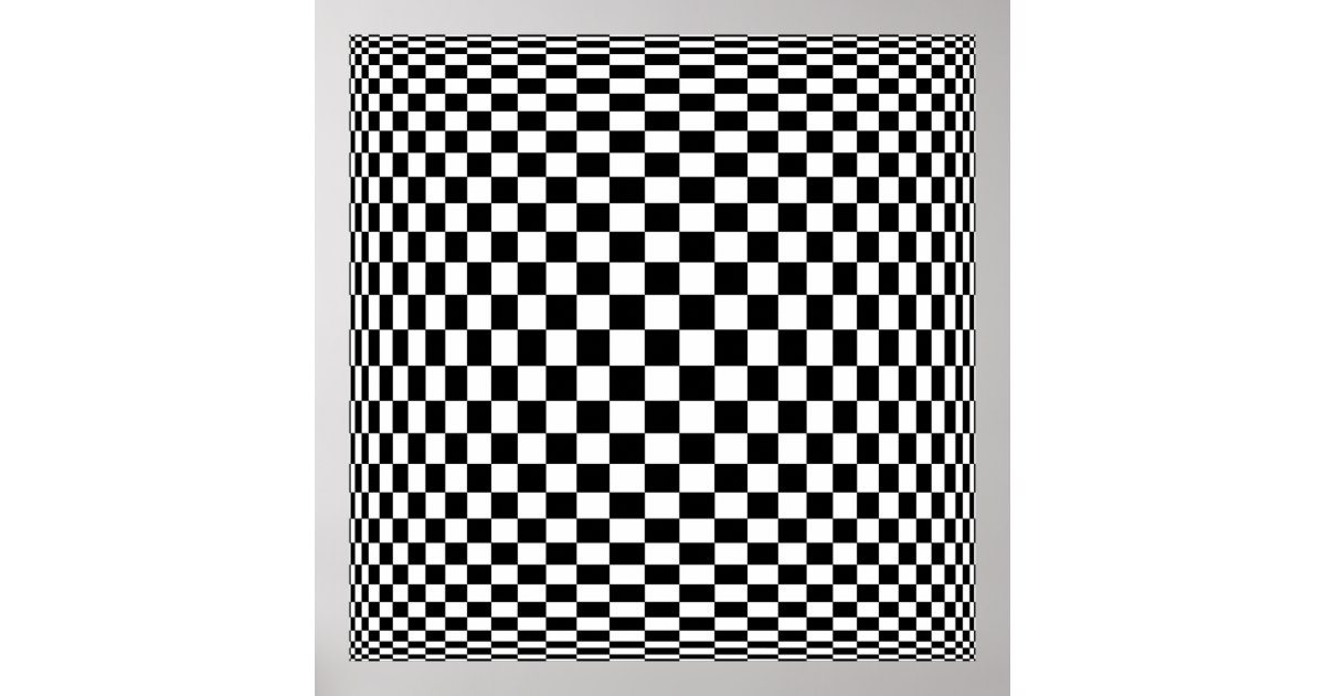 Large Quark Op Art Poster | Zazzle