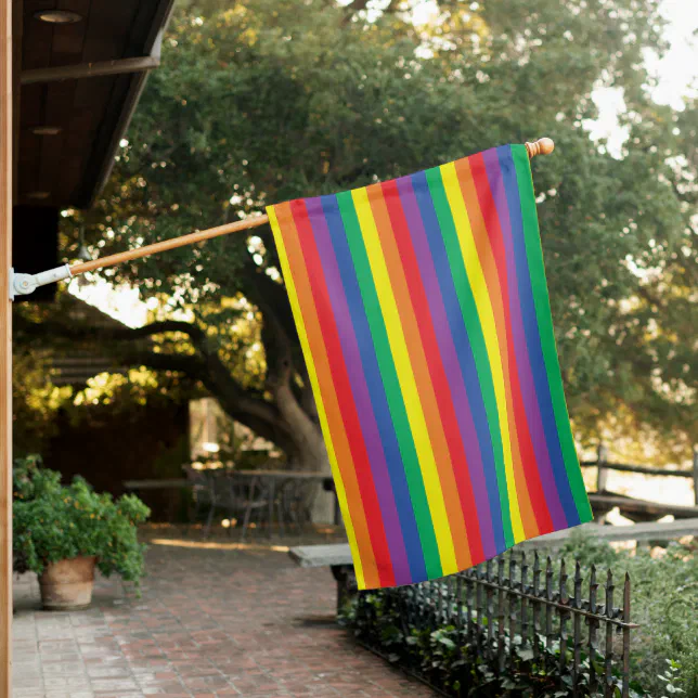 Large Rainbow Flag | Zazzle