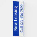 Large Real Estate Now Leasing Sign Banners | Zazzle