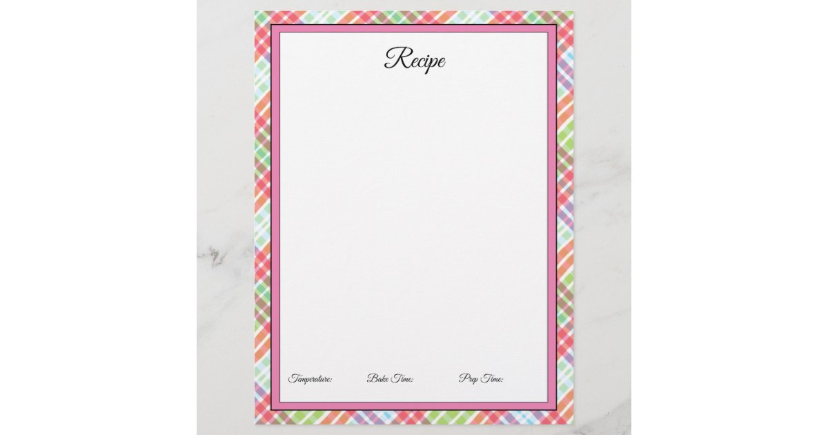 Large Recipe Cards | Zazzle