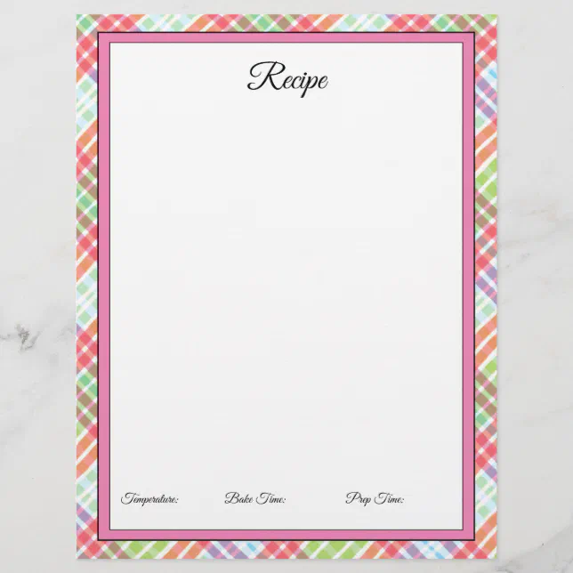 Large Recipe Cards | Zazzle