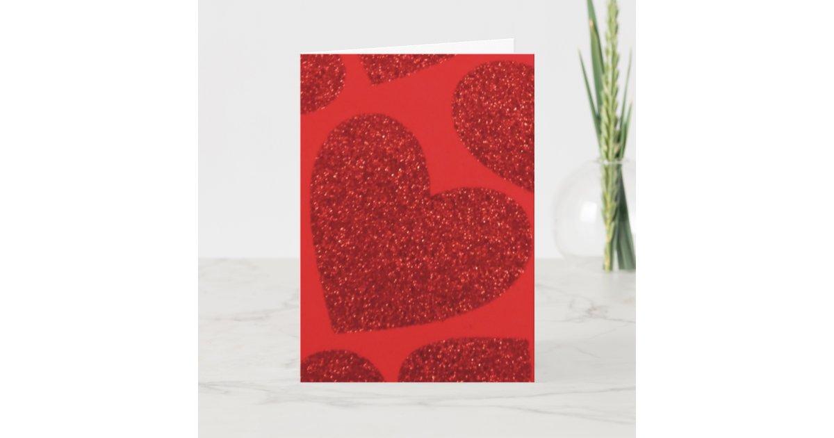 Large Red Heart Valentine Card | Zazzle
