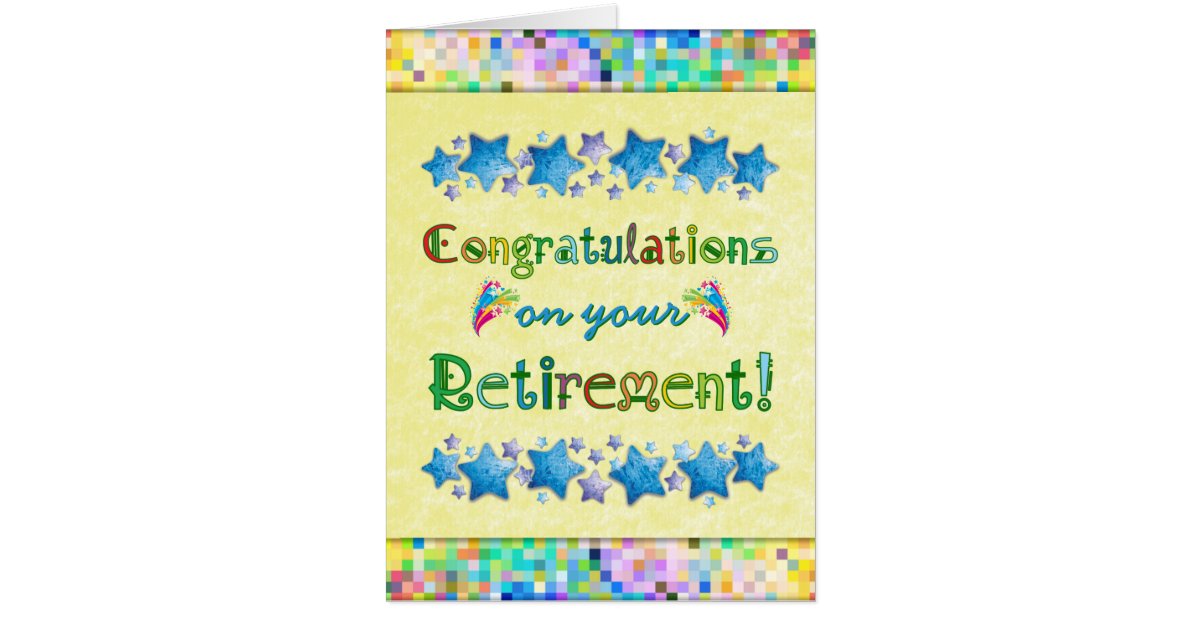 Large Retirement Card | Zazzle