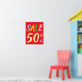Large Sale Sign, 50% Off Sale Poster | Zazzle