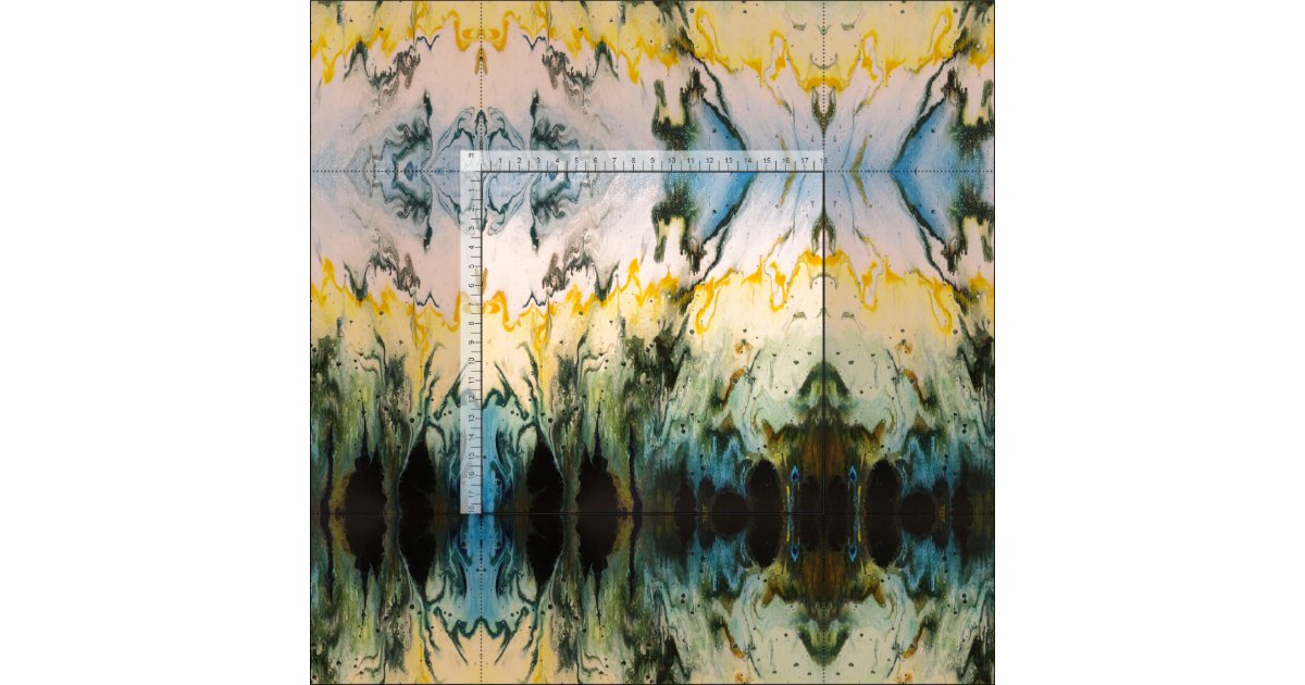 Large Scale Abstract Fabric | Zazzle
