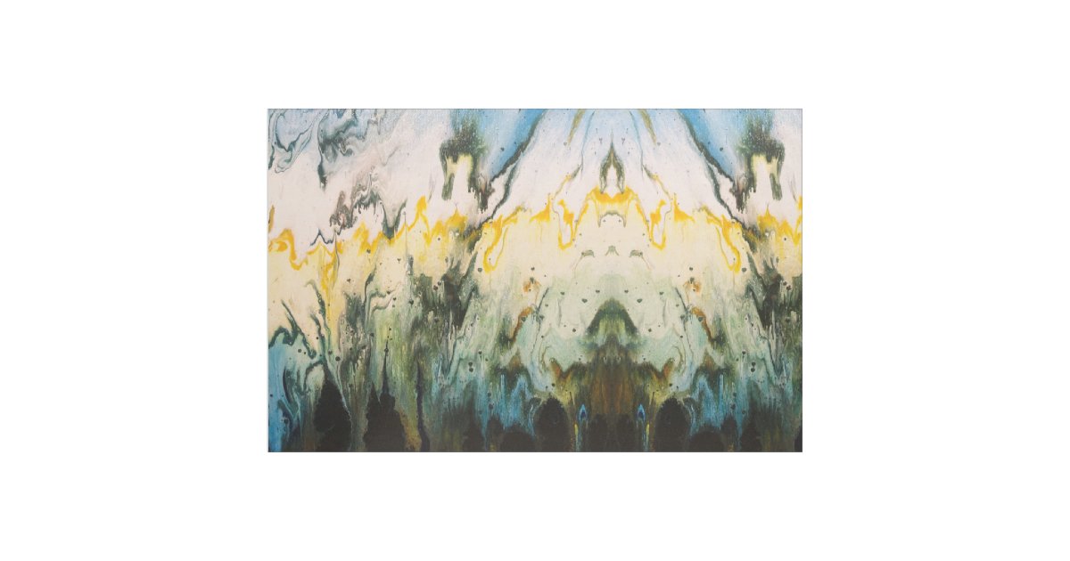 Large Scale Abstract Fabric | Zazzle