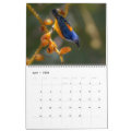 Large Size Beautiful Birds Calendar | Zazzle