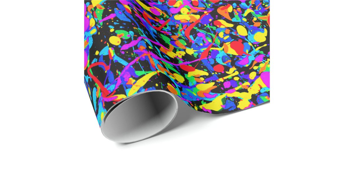 Large Splatter - Wrapping Paper | Zazzle