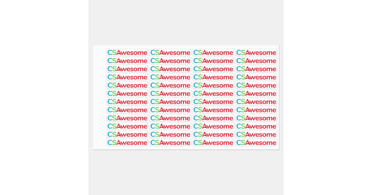 Large Square Adhesive / Waterproof Label | Zazzle