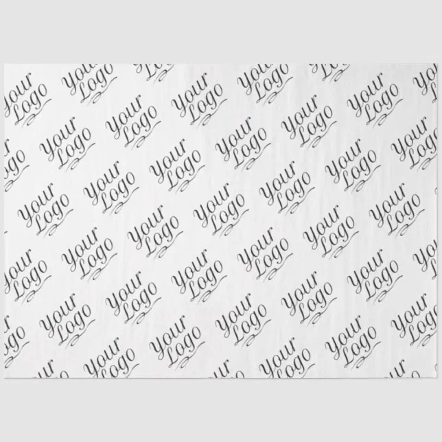 Large Tissue Paper Company Logo Custom Printed | Zazzle