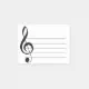 Large Treble Clef Musical Post-It Notes | Zazzle
