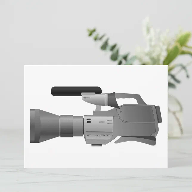 Large Video Camera Invitations | Zazzle