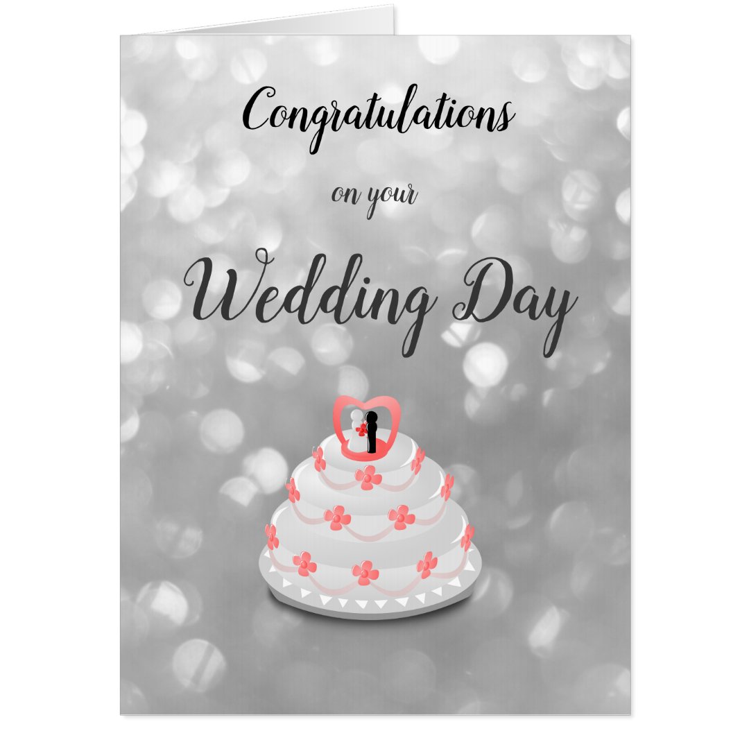 Large Wedding Day design Card | Zazzle