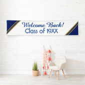 Large Welcome back class reunion Banner | Zazzle