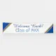 Large Welcome back class reunion Banner | Zazzle
