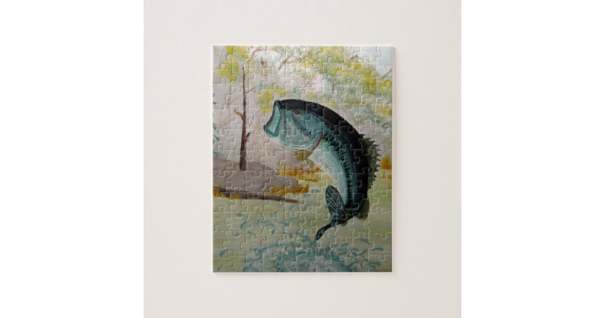 Largemouth Bass Jigsaw Puzzle | Zazzle