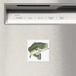LARGEMOUTH BASS MAGNET | Zazzle